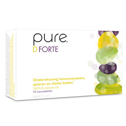 Pure D Forte Solidpharma 90 kauwtabletten kopen - Gezondheid aan huis