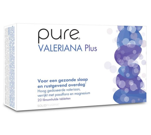 Solidpharma Pure Valeriana Plus 20 tabletten kopen - Gezondheid aan huis