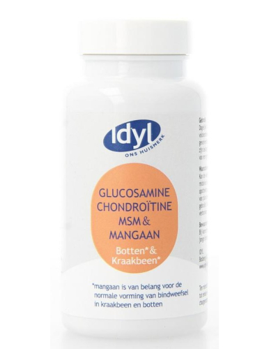 Glucosamine Chondroitine MSM & Mangaan Idyl 60 tablets - Gezondheid aan ...