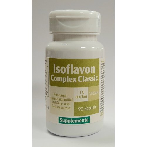 Isoflavon Complex Classic Vegan Supplementa 90 Kapseln - Gezondheid aan ...