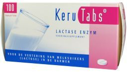 Lactase Enzym Kerutabs 100 tabletten kopen - Gezondheid aan huis
