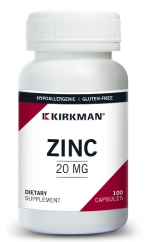 Kirkman Zinc 20 mg 100 capsules kopen - Gezondheid aan huis