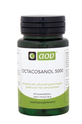 Octacosanol 5000mcg AOV 60 kauwtabletten kopen - Gezondheid aan huis