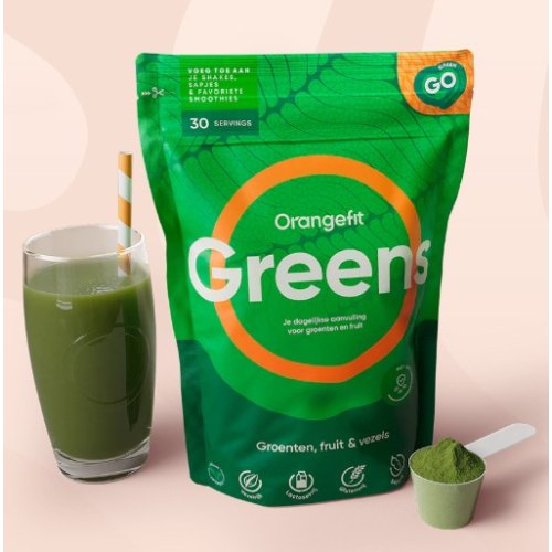 Orangefit Greens 300 gram - Gezondheid aan huis - English