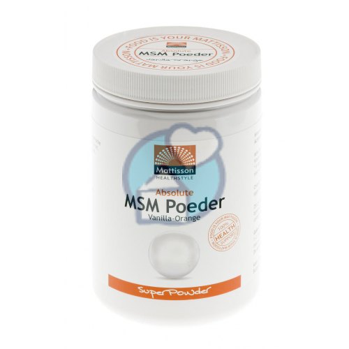 MSM Poeder Vanilla Orange Mattisson 454 gram kopen - Gezondheid aan huis