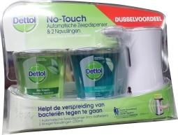 No Touch Automatische Zeepdispenser & 2 Navullingen Dettol 1 exemplaar kopen - Gezondheid aan huis