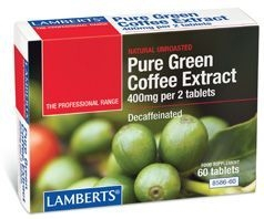 Pure Green Coffee (Groene Koffie) Extract Lamberts 60 Tabletten ...