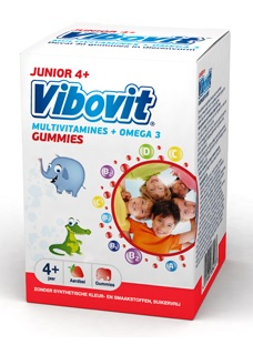 Junior 4+ Multivitamines Omega 3 Vibovit 30 gummies kopen - Gezondheid ...