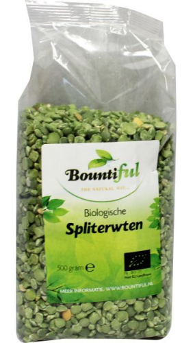 Spliterwten Biologisch Bountiful 500 gram kopen - Gezondheid aan huis