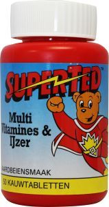 Multivitamines Superted 50 tablets - Gezondheid aan huis - English
