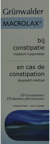 Macrolax Grunwalder 10 bruistabletten kopen - Gezondheid aan huis