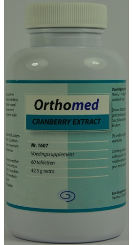 Cranberry Extract Orthomed 60 capsules kopen - Gezondheid aan huis