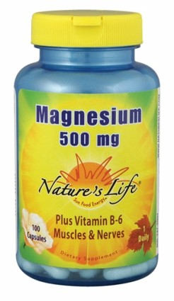 Magnesium 500 mg Nature's Life 180 Kapseln - Gezondheid aan huis - Deutsch