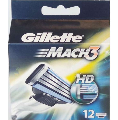 Gillette Mach 3 Scheermesjes 12 stuks kopen - Gezondheid aan huis