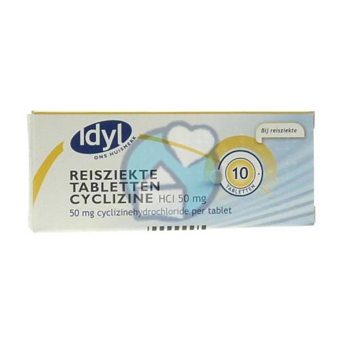 Reisziekte Tabletten Cyclizine Idyl 10 tabletten kopen - Gezondheid aan ...