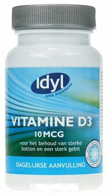 Vitamine D3 10 mcg Idyl 90 tabletten kopen - Gezondheid aan huis