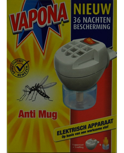 Anti Mug Elektrisch Apparaat Vapona 1 exemplaar kopen - Gezondheid aan huis