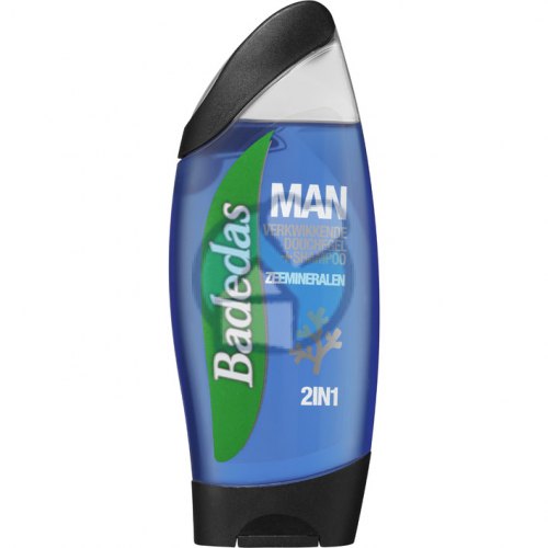 Man Verkwikkende Douchegel en Shampoo Zeemineralen Badedas 250 ml kopen ...