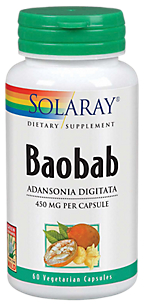 Baobab Solaray 60 Kapseln - Gezondheid aan huis - Deutsch