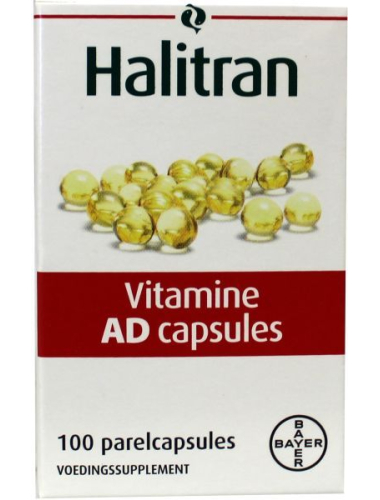 Vitamine AD Capsules Halitran 100 capsules kopen - Gezondheid aan huis