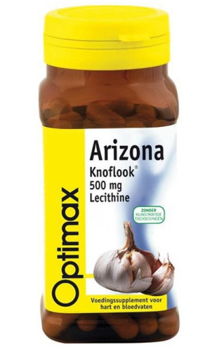 Arizona Knoflook met Lecithine Optimax 90 capsules kopen - Gezondheid ...
