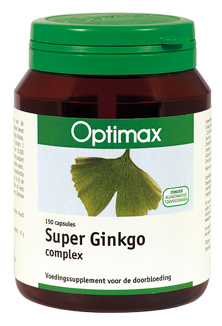 Super Ginkgo Complex Optimax 150 capsules kopen - Gezondheid aan huis