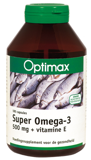 Super Omega-3 500 mg Optimax 180 capsules kopen - Gezondheid aan huis