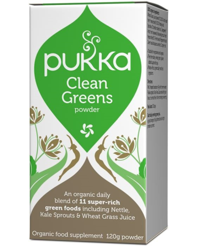 Clean Greens Powder Pukka 120 Gramm - Gezondheid aan huis - Deutsch