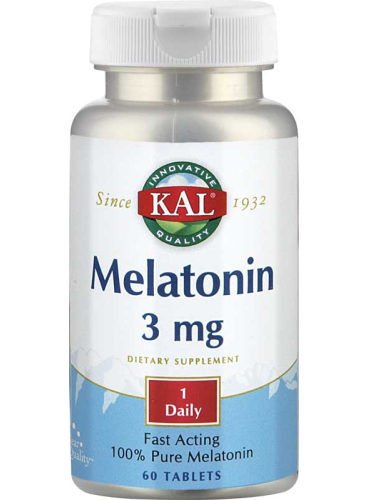 Melatonin 3 mg KAL 60 tablets - Gezondheid aan huis - English