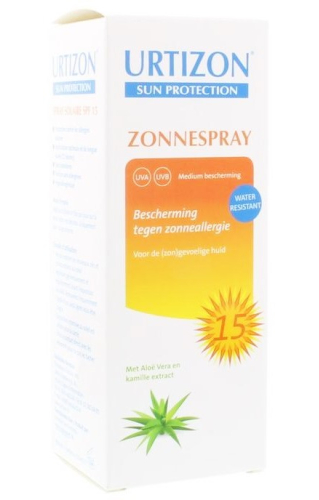 Zonnespray SPF15 Urtizon 150 ml kopen - Gezondheid aan huis