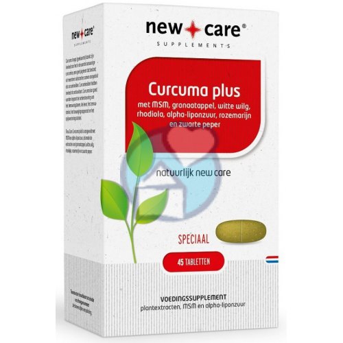 Curcuma Plus New Care 45 tabletten kopen - Gezondheid aan huis