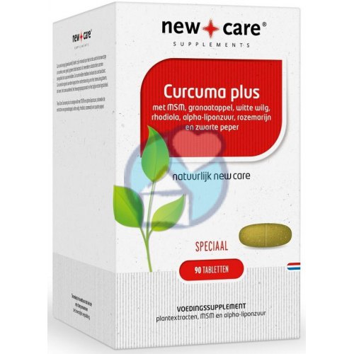 Curcuma Plus New Care 90 tabletten kopen - Gezondheid aan huis