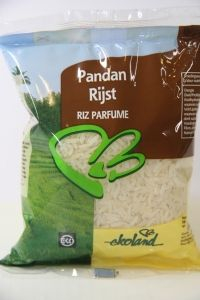 Pandan Rijst (Jasmijn) Ekoland 250 gram kopen - Gezondheid aan huis