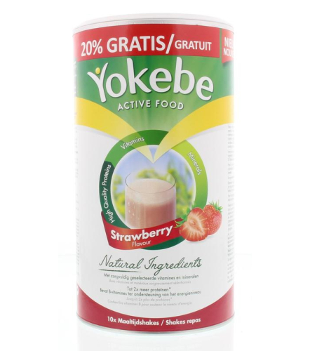 Active Food Aardbei Yokebe 500 gram kopen - Gezondheid aan huis