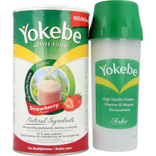 Active Food Aardbei met Shakebeker Yokebe 500 gram kopen - Gezondheid ...