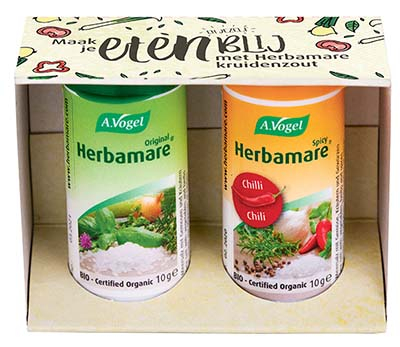Herbamare Mini Original + Mini Spicy Biologisch A.Vogel 2 x 10 gram ...