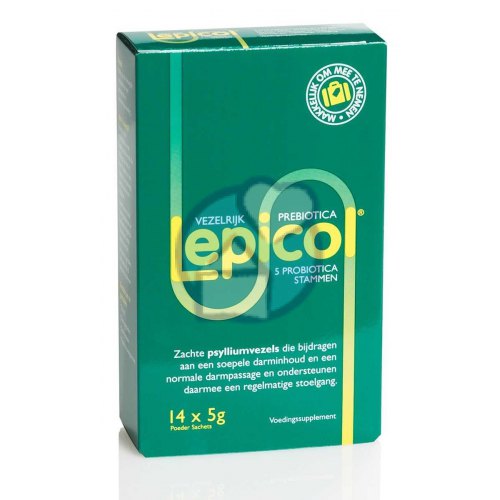 Lepicol Psylliumvezels met Pre- en Probiotica Lepicol 14 x 5 gram kopen ...
