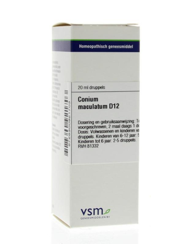 Conium Maculatum D4 VSM Enkelvoudige Homeopathie 20 Ml - Gezondheid aan ...