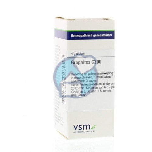 Graphites C200 VSM Enkelvoudige Homeopathie 4 gram globuli kopen ...