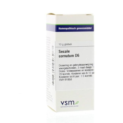 Secale Cornutum D6 VSM Enkelvoudige Homeopathie 10 gram globuli kopen ...