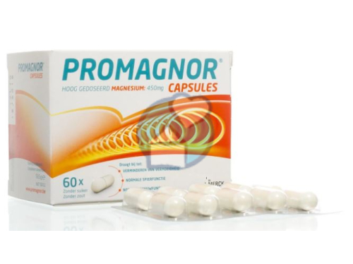 Promagnor Magnesium 450 mg Capsules 60 capsules kopen - Gezondheid aan huis
