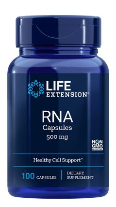 RNA Capsules 500 mg Life Extension 100 capsules - Gezondheid aan huis ...