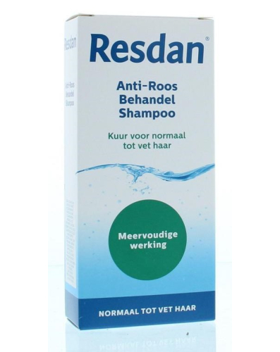 Anti-Roos Behandel Shampoo Kuur voor Normaal tot Vet Haar Resdan 125 ml ...
