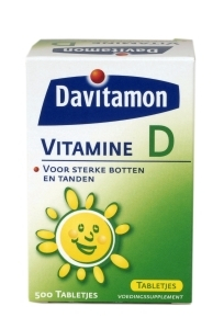 Vitamine D Davitamon 500 tabletten kopen - Gezondheid aan huis