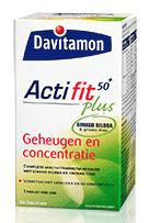 Actifit 50 Plus Geheugen en concentratie Davitamon 60 tabletten kopen ...